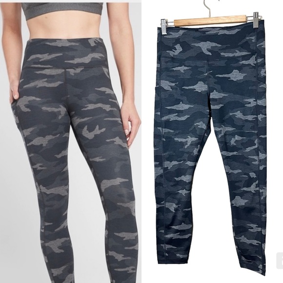 Athleta | Pants & Jumpsuits | Athleta Ultimate Stash Pocket Camo 78 ...